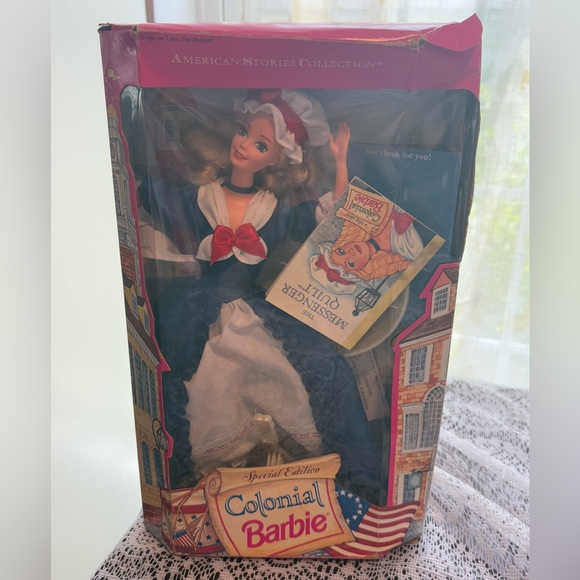 Barbie | Toys | Mattel Colonial Barbie American Stories Doll 994 ...